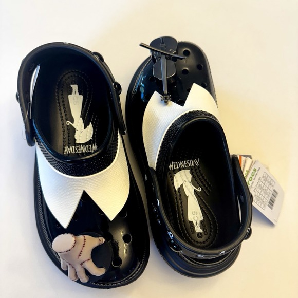 CROCS | Shoes | Crocs X Wednesday Addams Family Stomp Clog Womens 7m5 ...